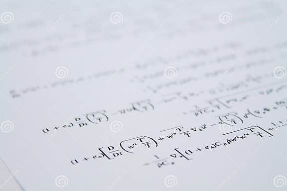 Equation stock image. Image of complicate, complex, formula - 58308495