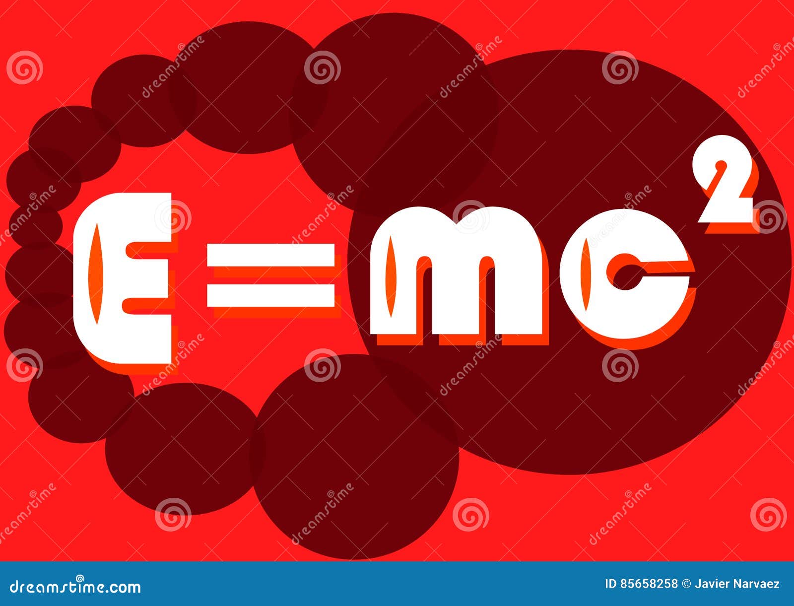 Equation in red stock vector. Illustration of equation - 85658258