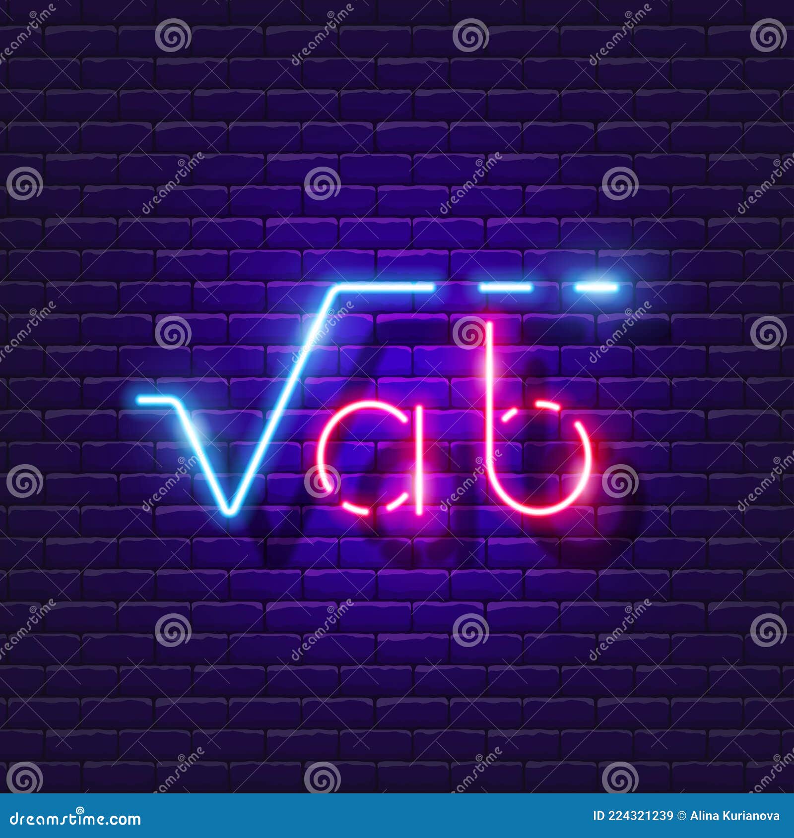 Algebra Concept Retro Colorful Word Art Illustration Cartoon Vector ...