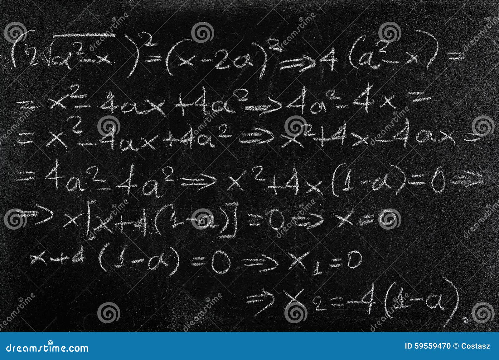 Equation stock photo. Image of difficult, multiply, numbers - 59559470