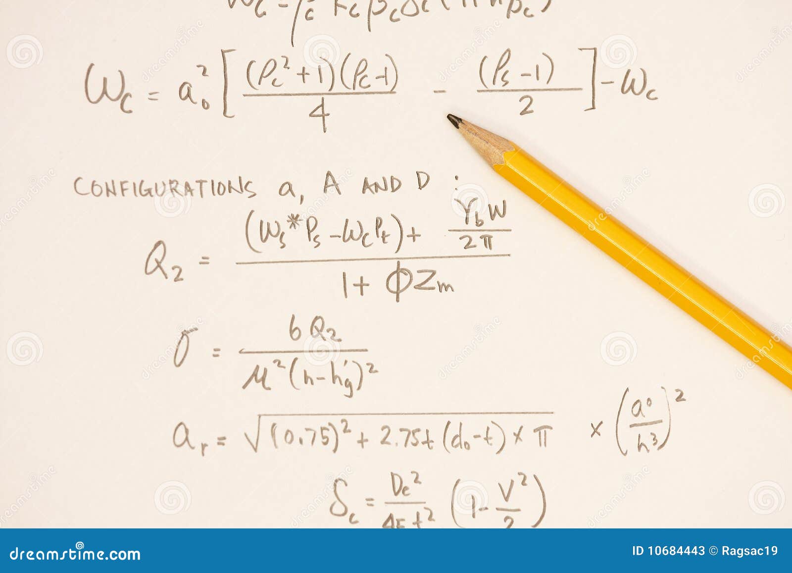 Equations stock image. Image of equation, number, exercise - 10684443