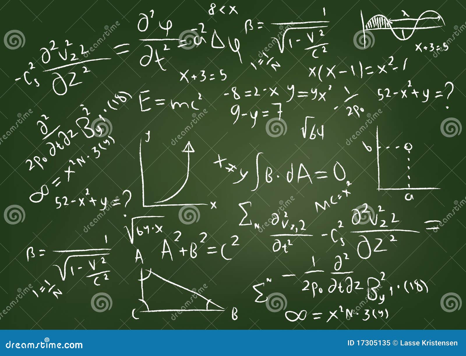 Equations stock illustration. Illustration of college - 17305135