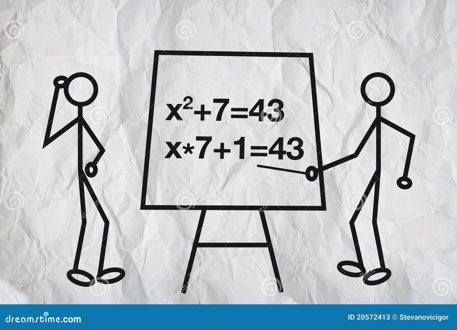 Equations stock illustration. Illustration of collar - 20572413