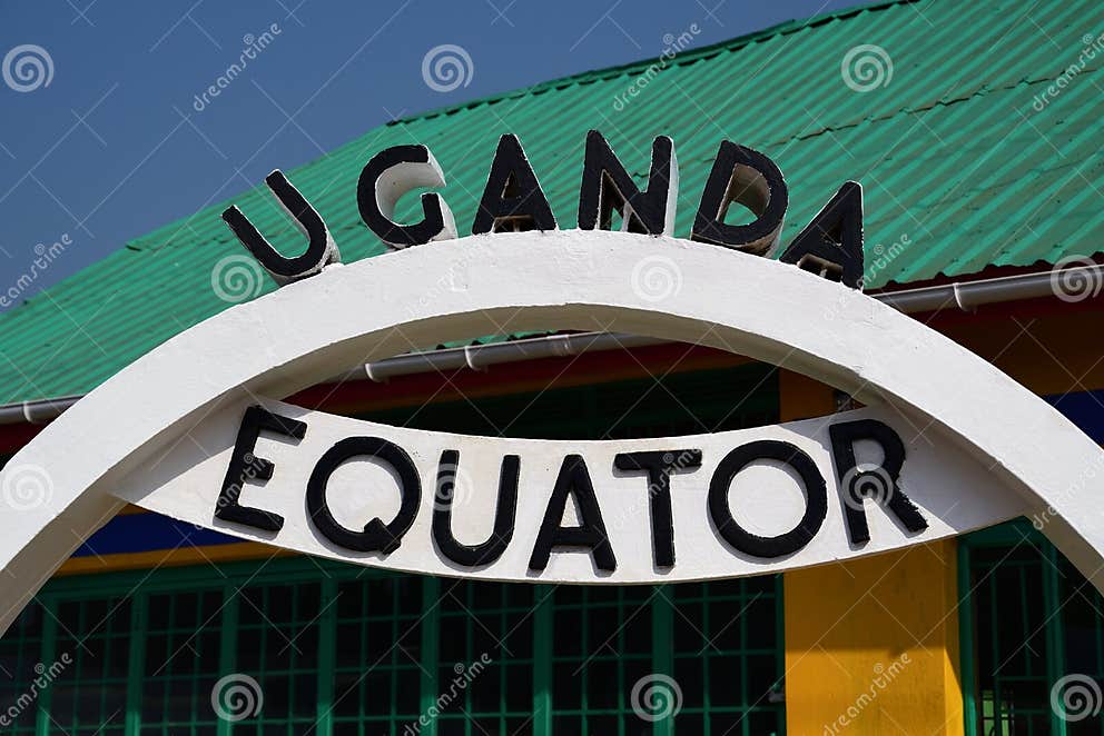 Equator, Kayabwe, Uganda editorial photography. Image of equator ...