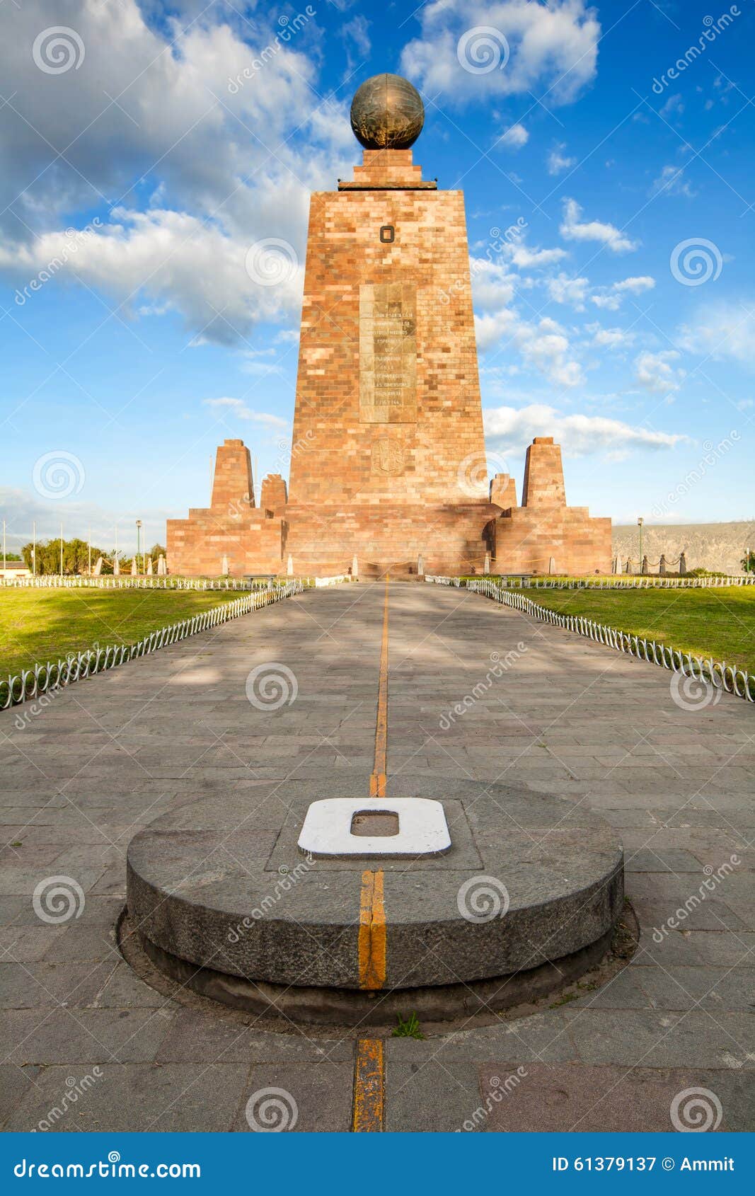 Equatorial Line Monument, Quito, Ecuador Royalty-Free Stock Photo ...