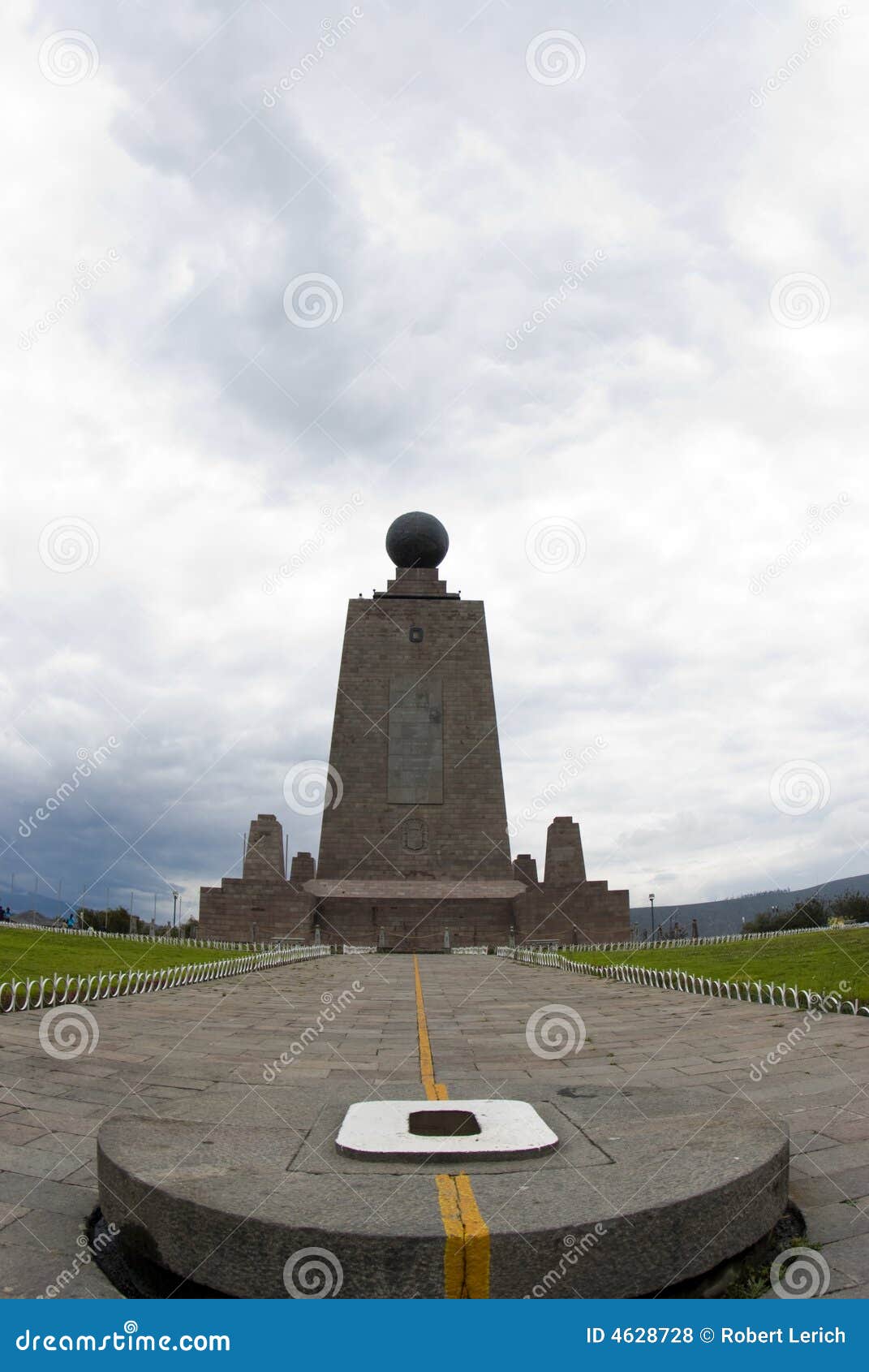 Equator Mitad Del Mundo Quito Ecua Stock Photo - Image of tourist ...