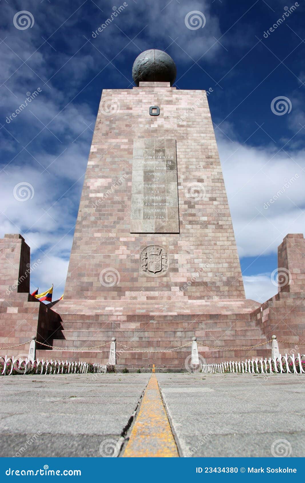 Equator Monument stock photo. Image of center, monument - 23434380