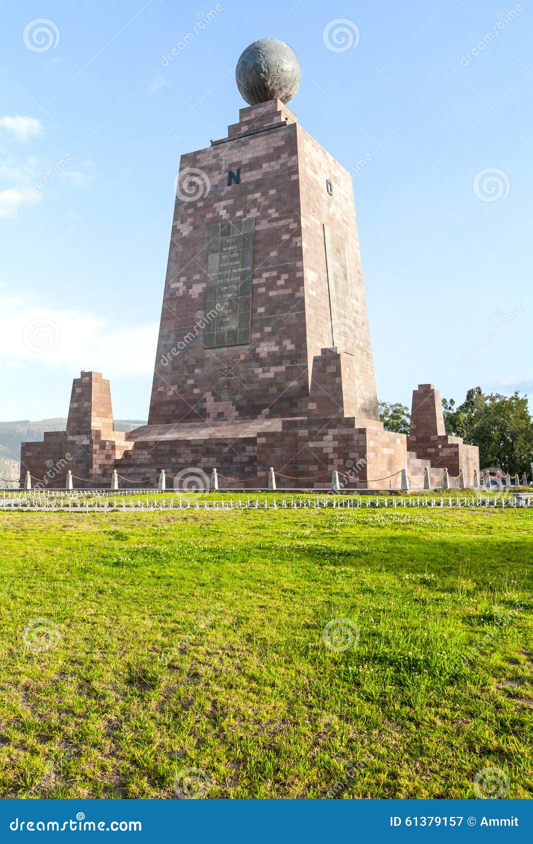 Equatorial Line Monument, Quito, Ecuador Royalty-Free Stock Photo ...