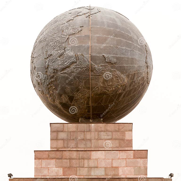 Equator Sphere Monument in Quito Ecuador Editorial Photography - Image ...