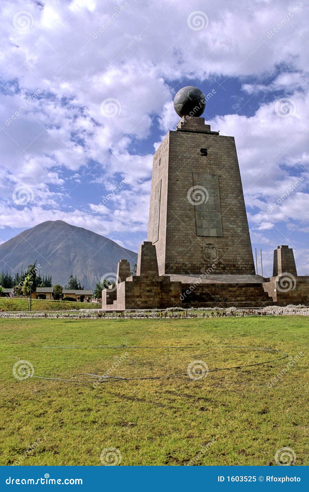 Equatorial Monument- Ecuador Stock Image - Image of buildings, america ...
