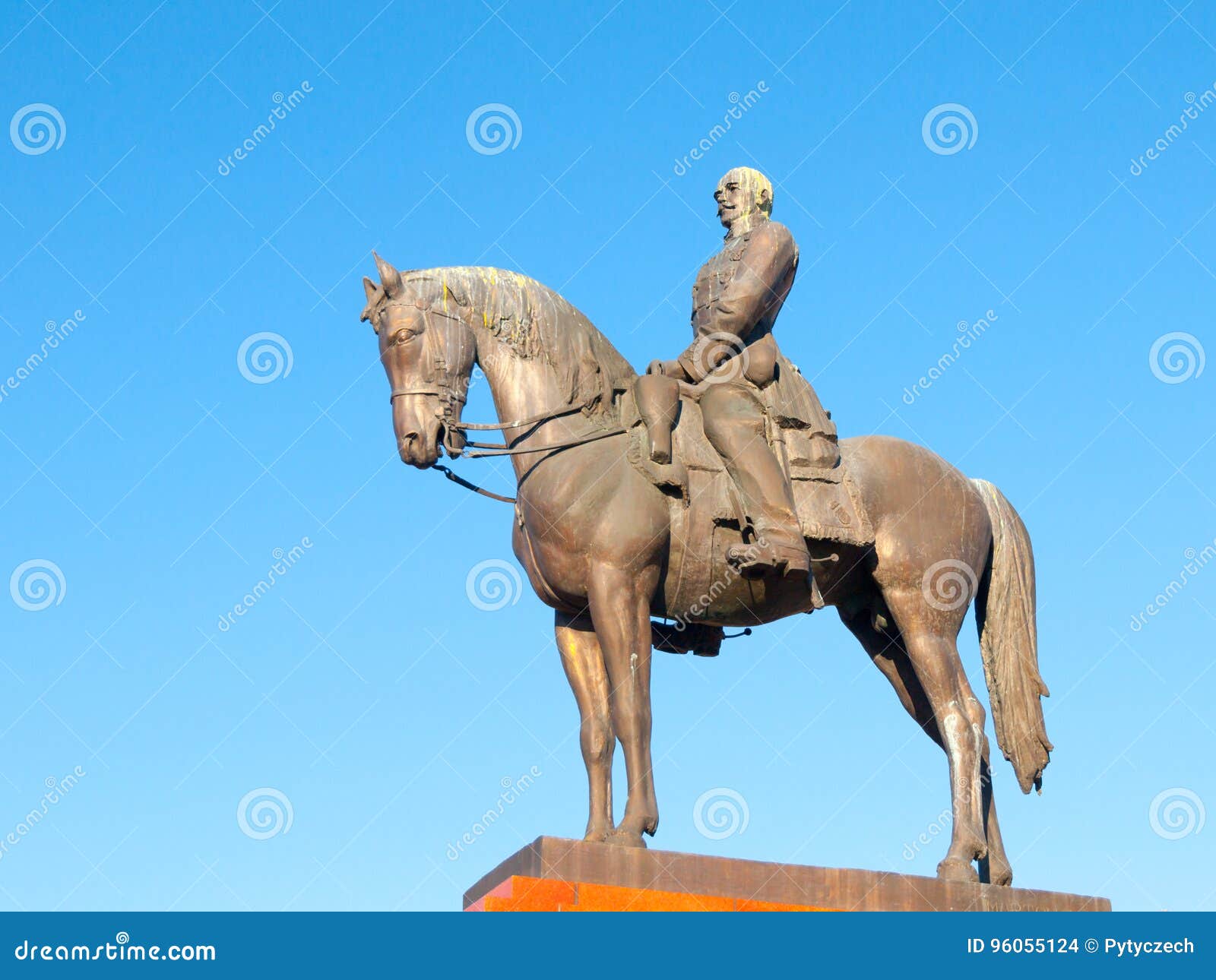 Equestarian Statue of Gorgey Artur in Budapest, Hungary Stock Photo ...