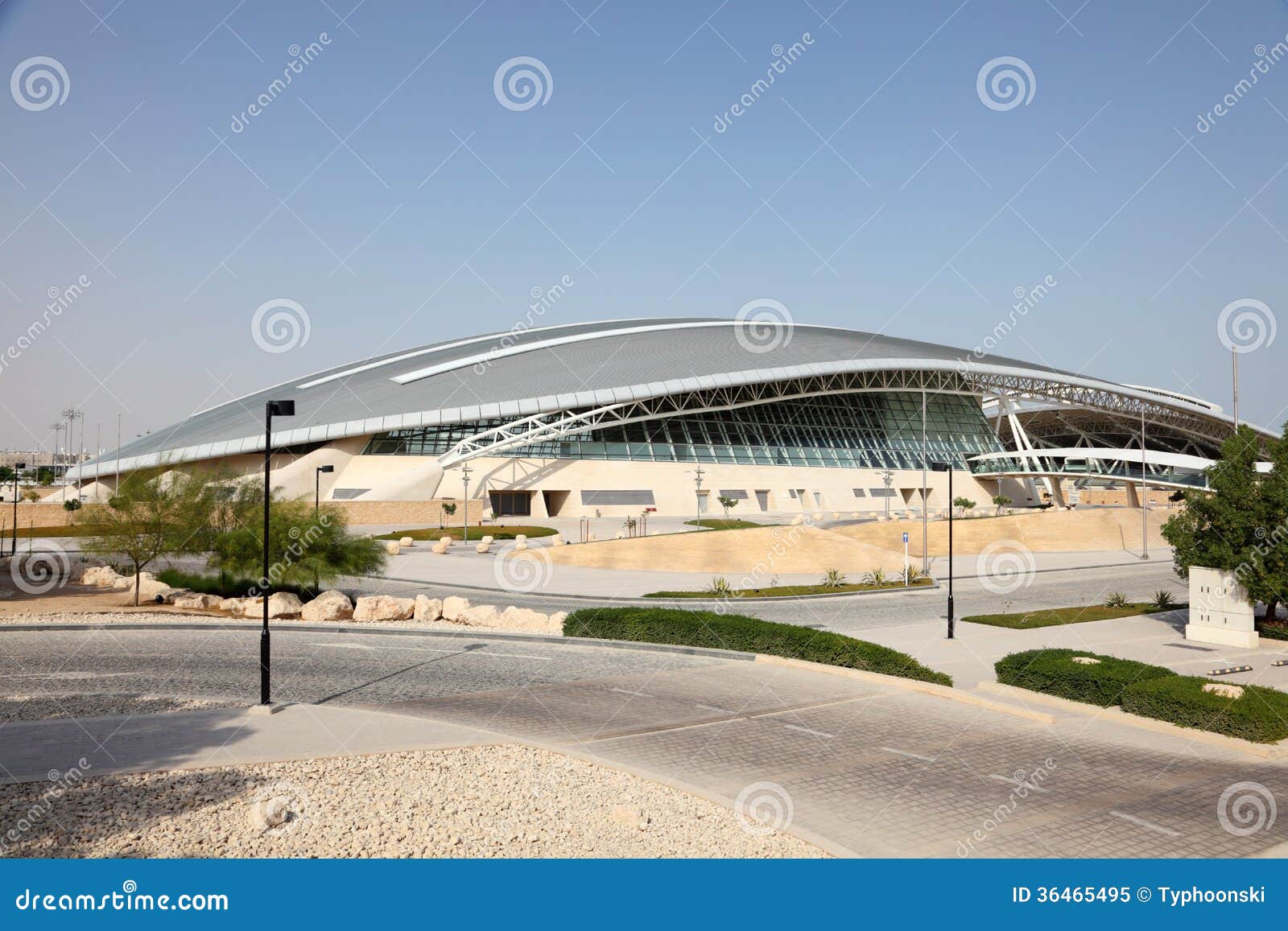 Equestrian centre in Doha stock image. Image of sports - 36465495