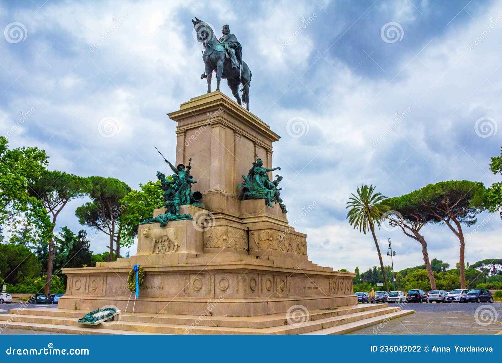 View of Piazza Garibaldi Rome City Italy Editorial Photography - Image ...