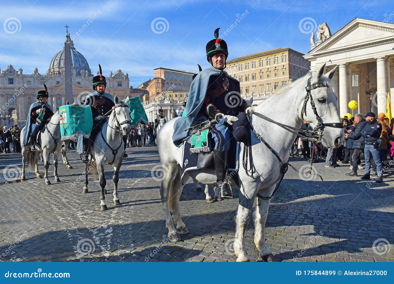 Equestrian Parade in the Rome, Italy Editorial Stock Image - Image of ...