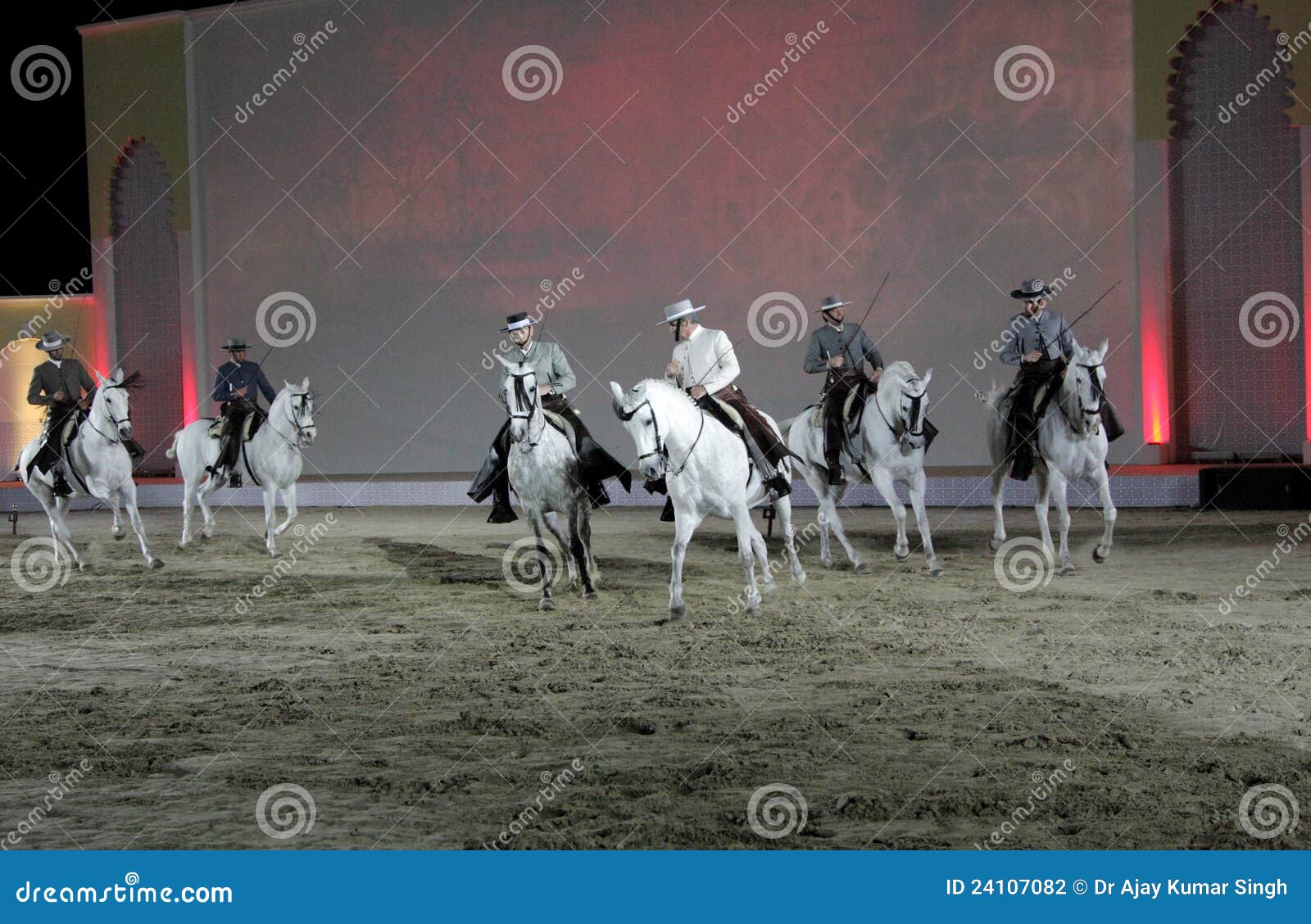 Equestrian Performs on March 26, 2012 in Bahrain Editorial Photography ...