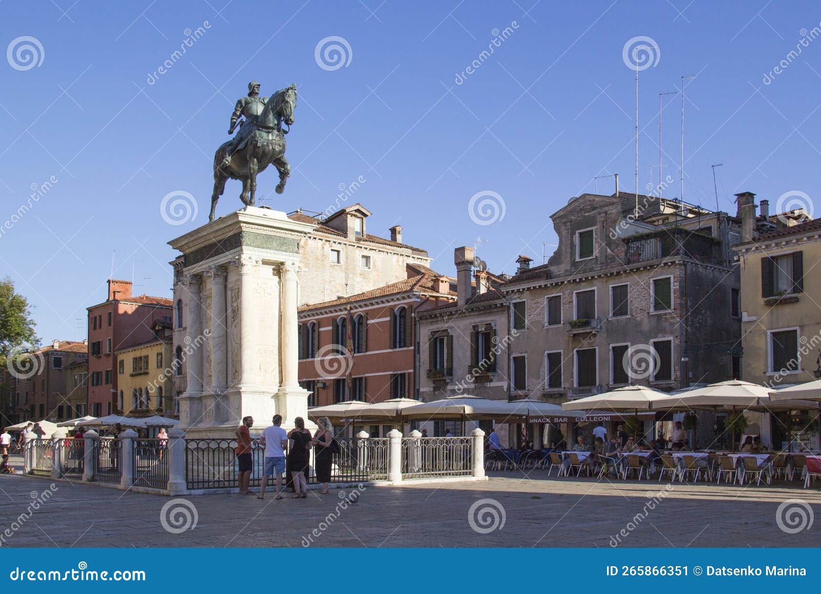 Statue Of Bartolomeo Colleoni Stock Image | CartoonDealer.com #73884031