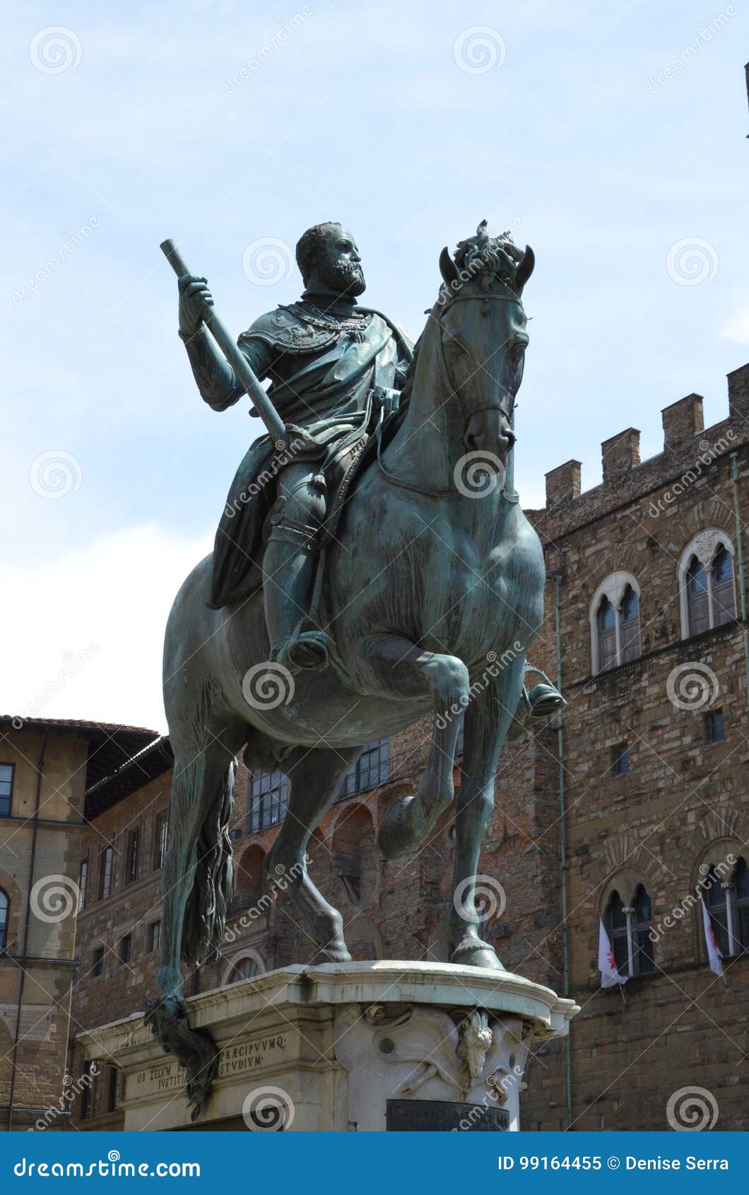 Equestrian Statue of Cosimo De Medici Stock Image - Image of cosimo ...