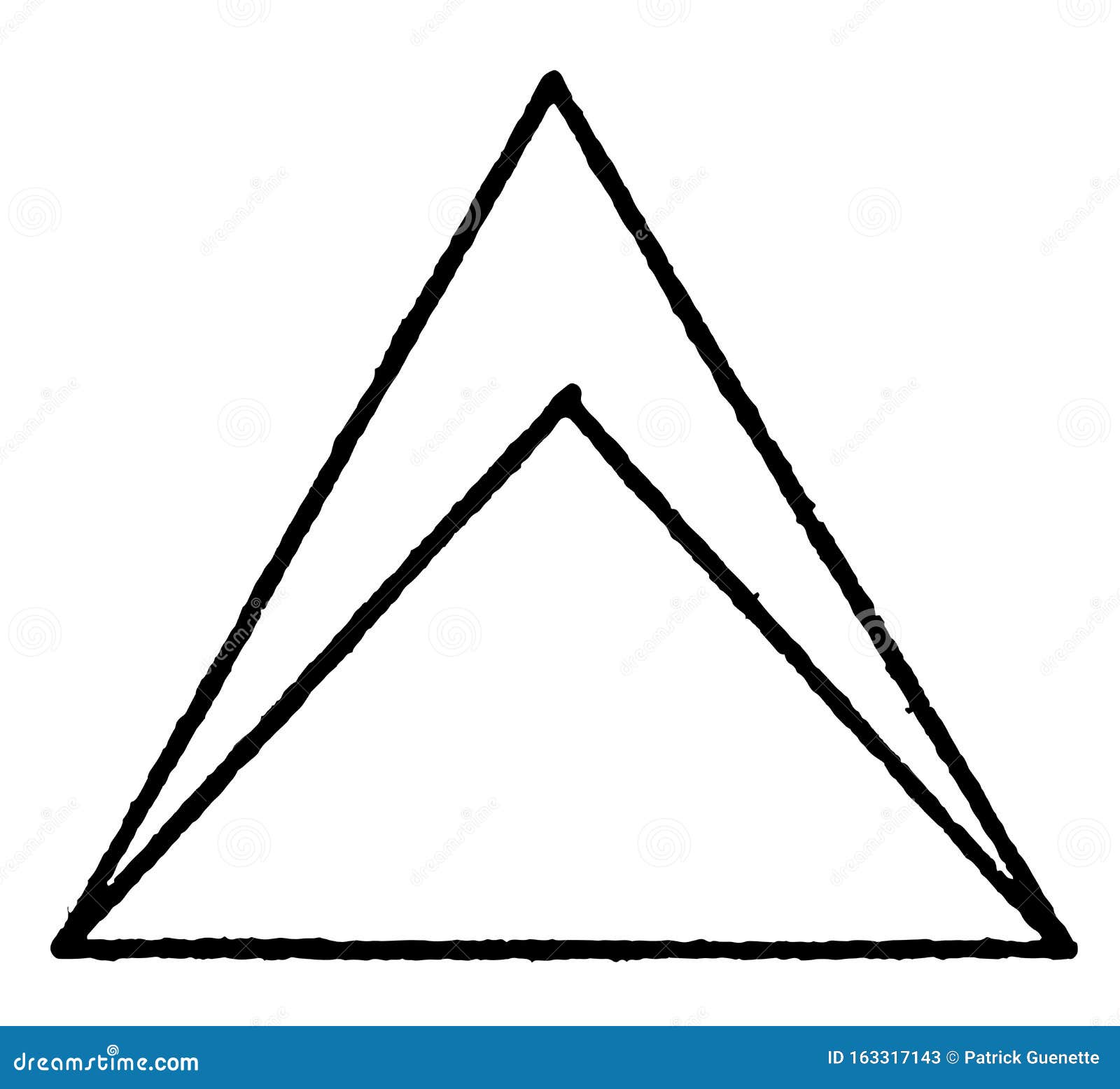 Equilateral and Isosceles Triangles Vintage Illustration Stock Vector ...