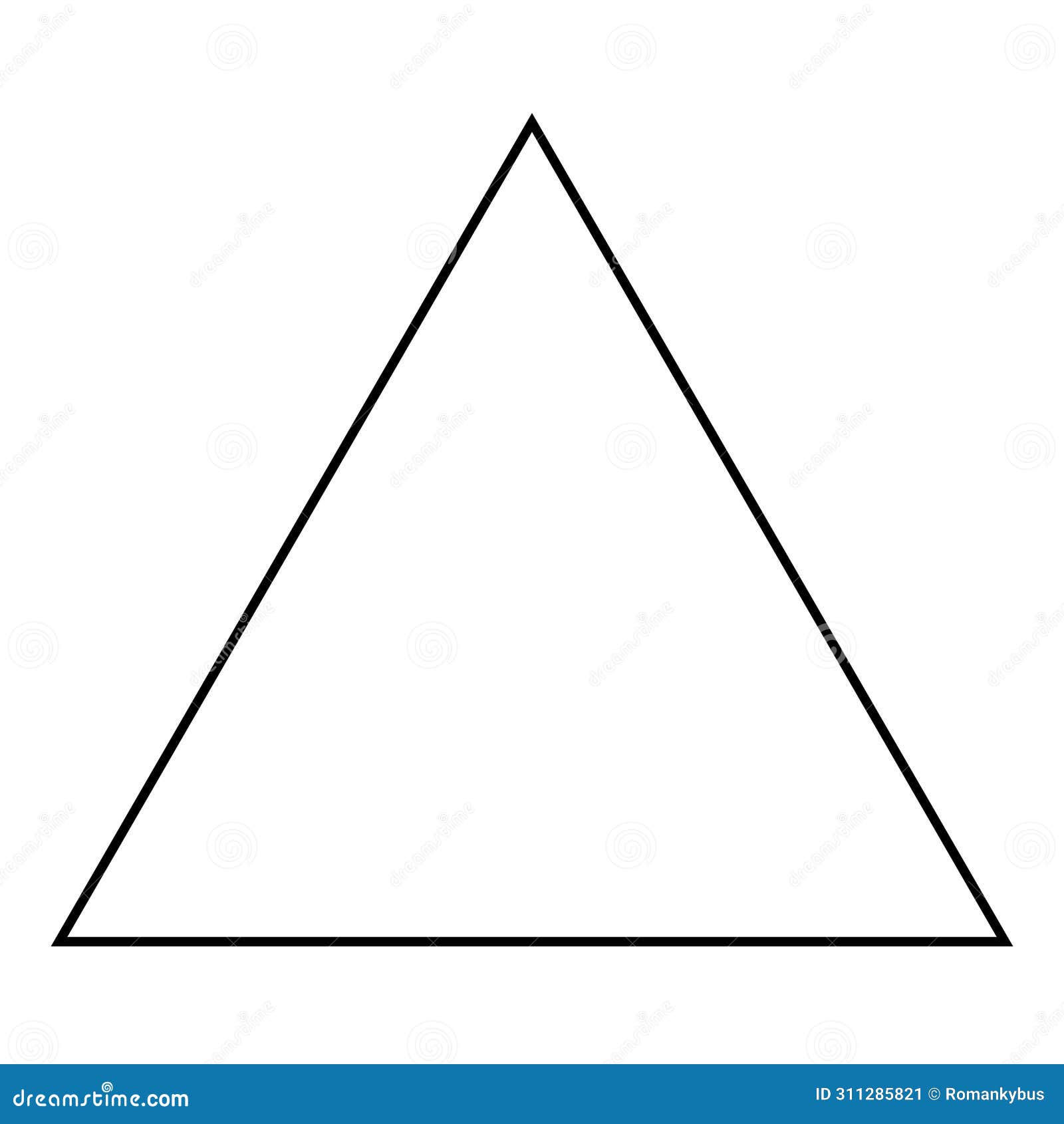 Equilateral Triangle Shape Symbol, Black And White Vector Silhouette ... Equilateral Triangle Shape Symbol, Black And White Vector Silhouette ...
