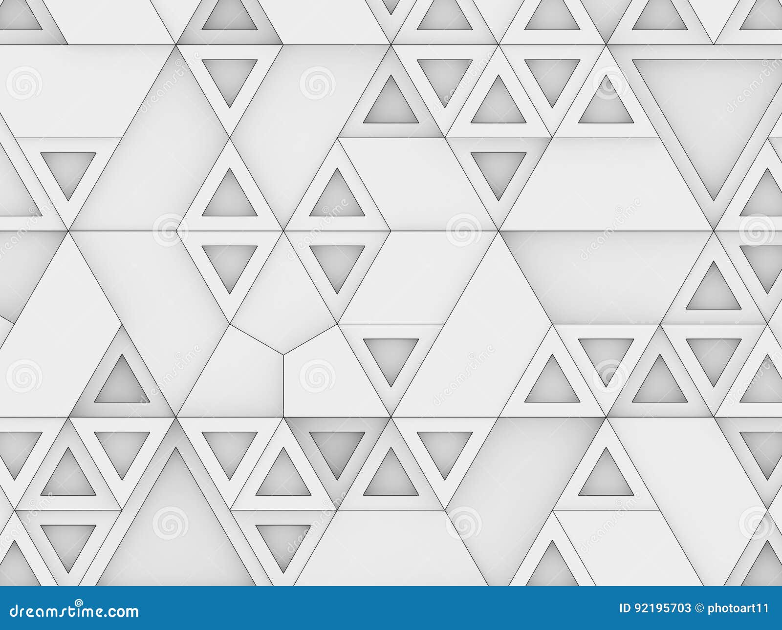 Equilateral Triangles - White Abstract Background Royalty-Free Stock ...