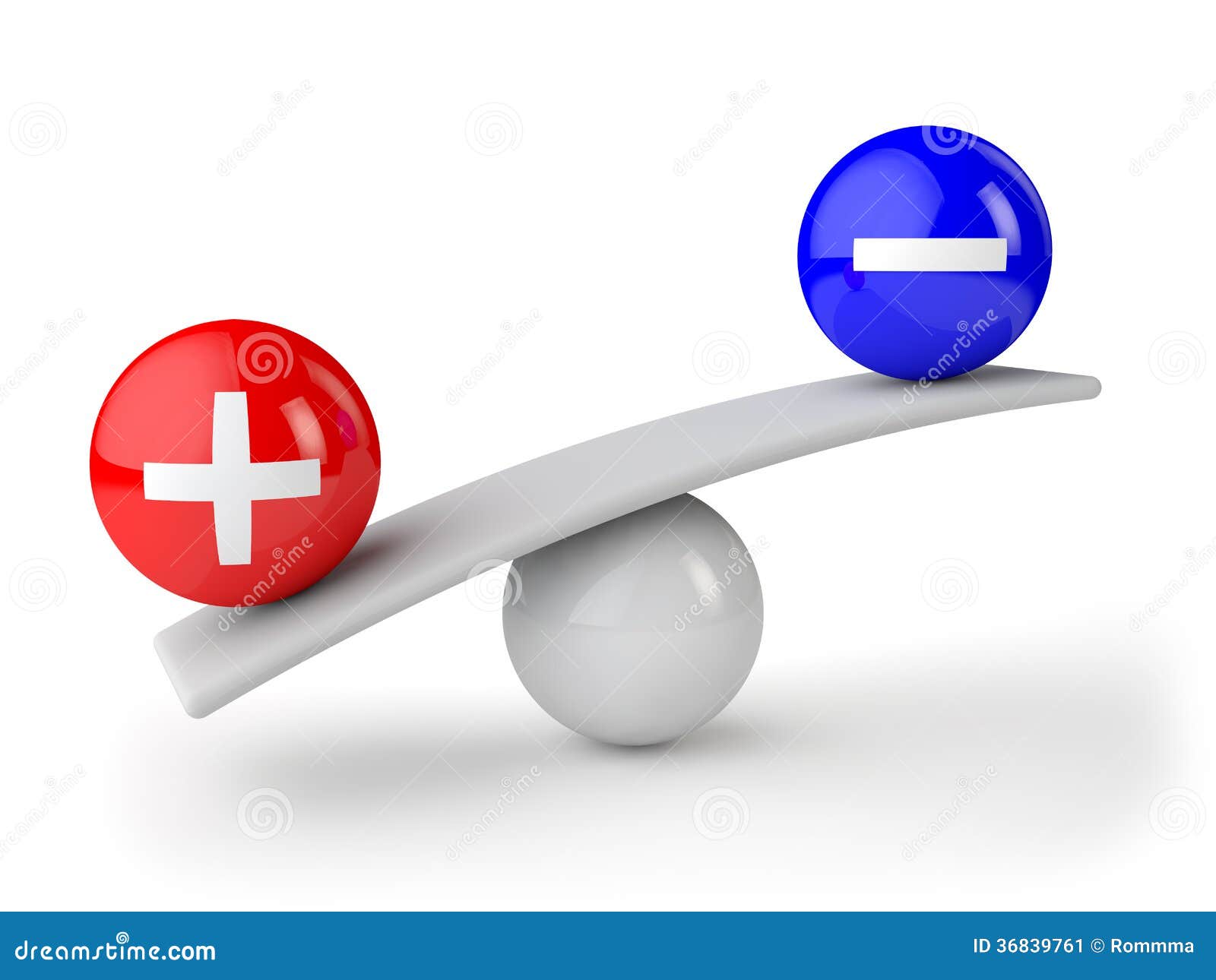 Equilibrio más y menos stock de ilustración. Ilustración de positivo ...
