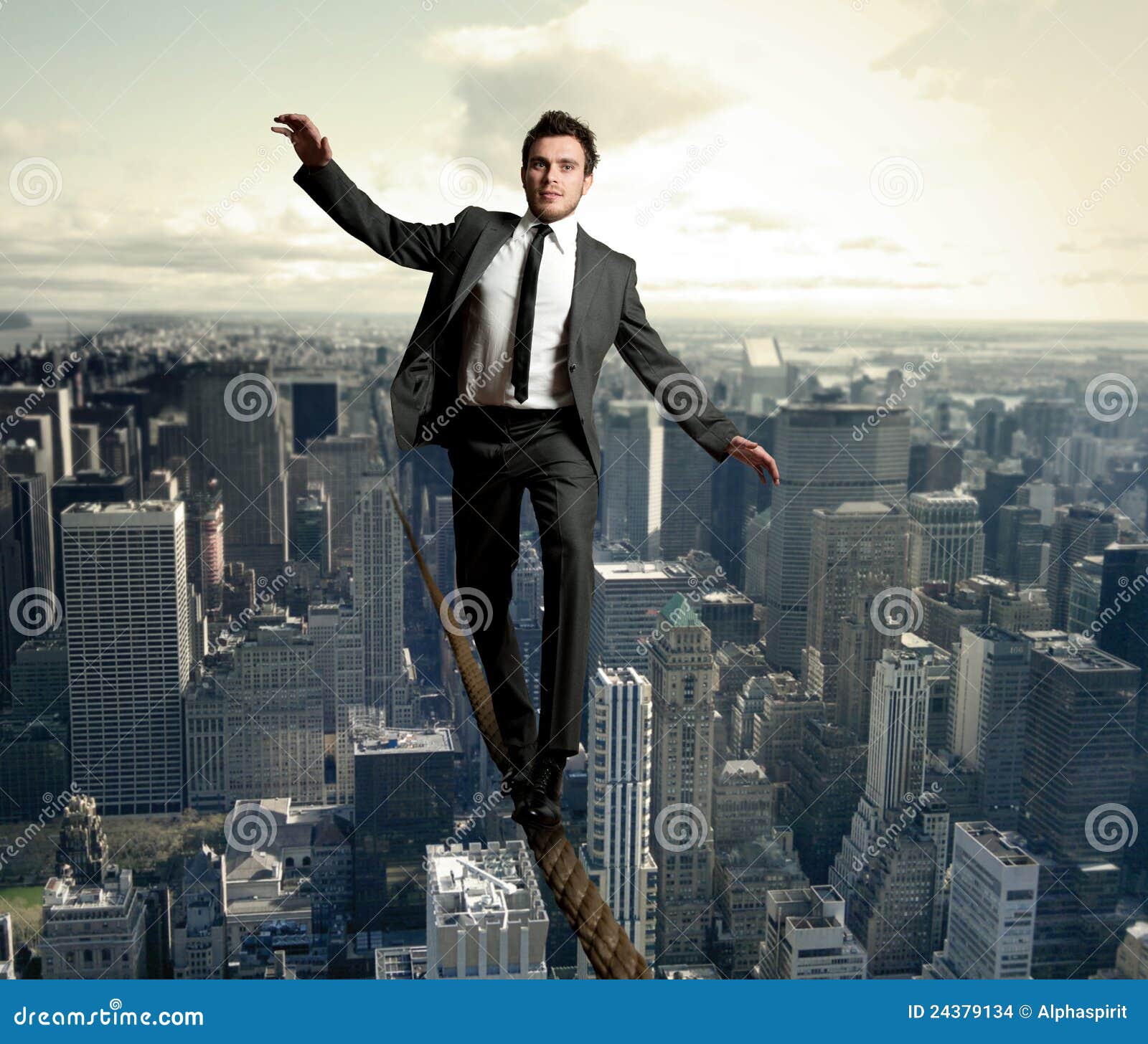 Equilibrist businessman stock photo. Image of competition - 24379134