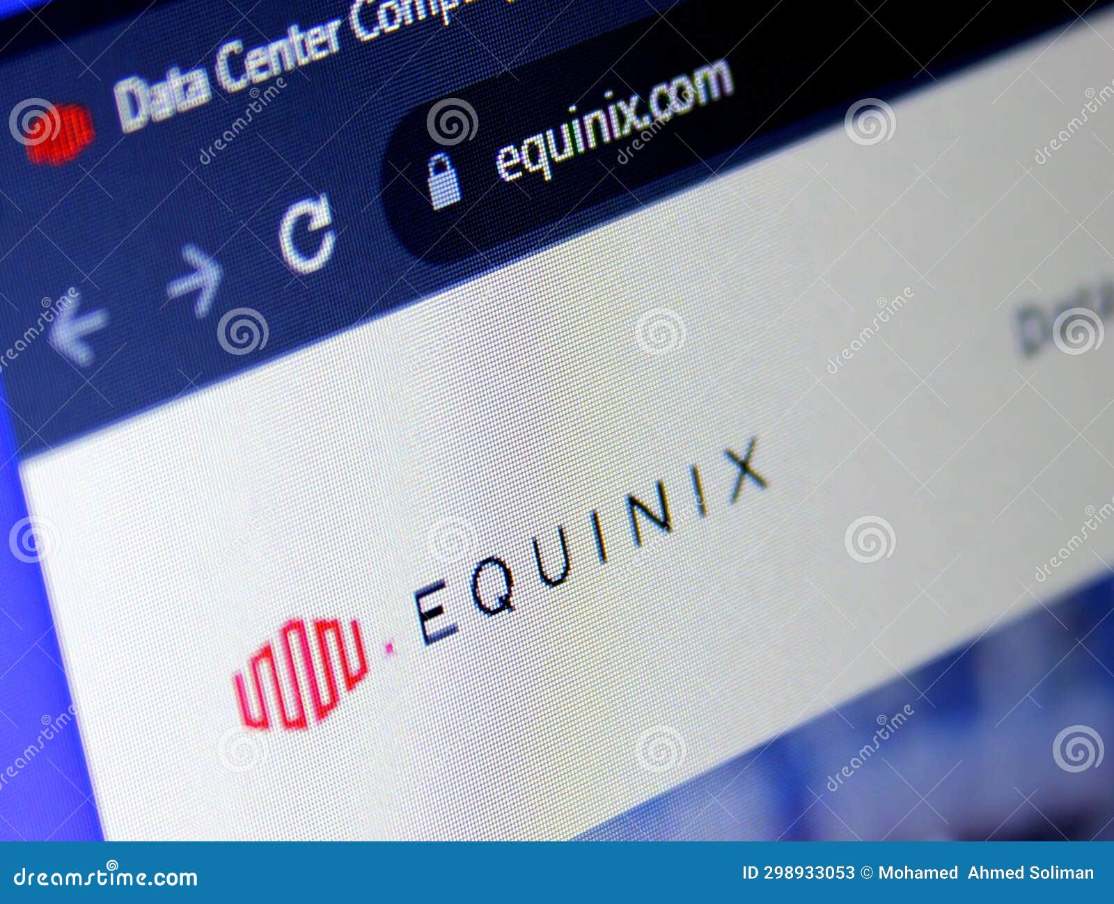 Equinix company logo editorial stock photo. Image of eqix - 298933053