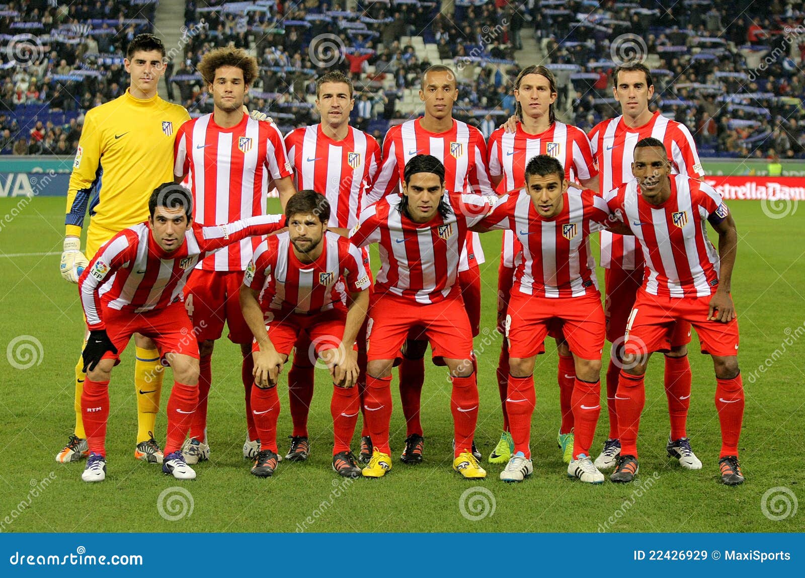 Equipe De Atletico De Madrid Imagem de Stock Editorial - Imagem de ...