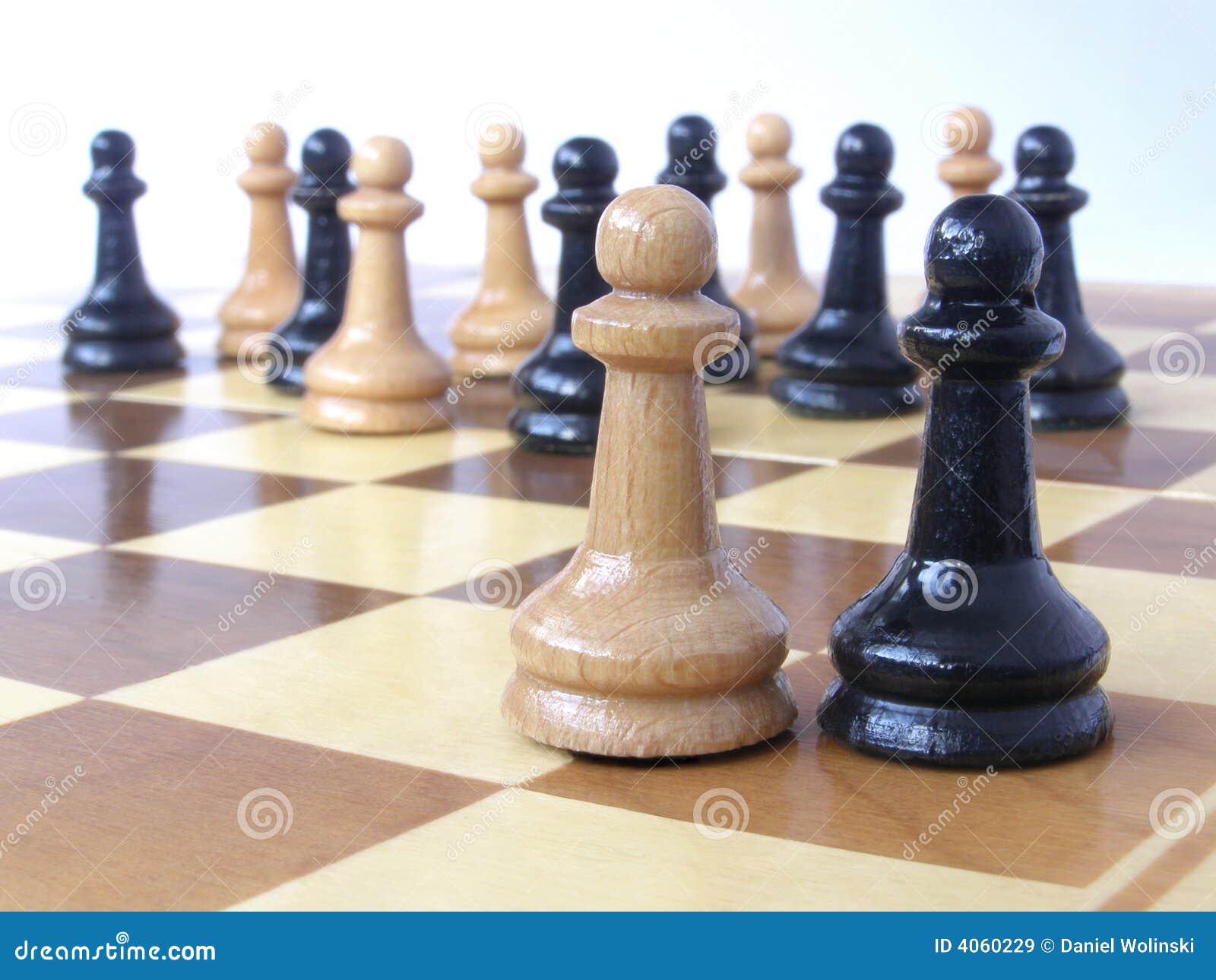 Equipe Dos Penhores Com Dois Líderes Imagem de Stock - Imagem de trégua ...