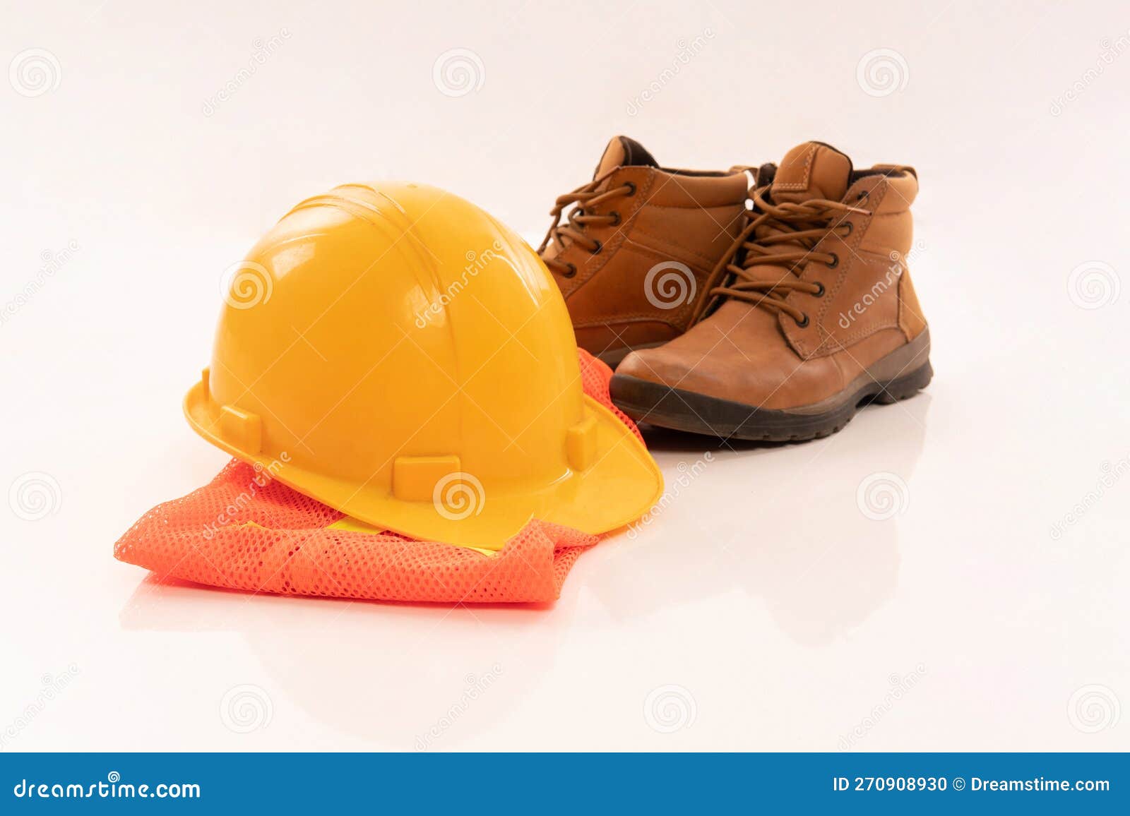 The Equipment of Architect Include Hardhat Boots and Safety Waistcoat ...