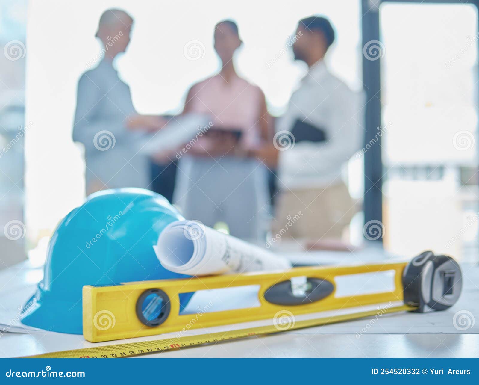 Equipment Or Architecture Tools In An Office Of Engineers Planning ...