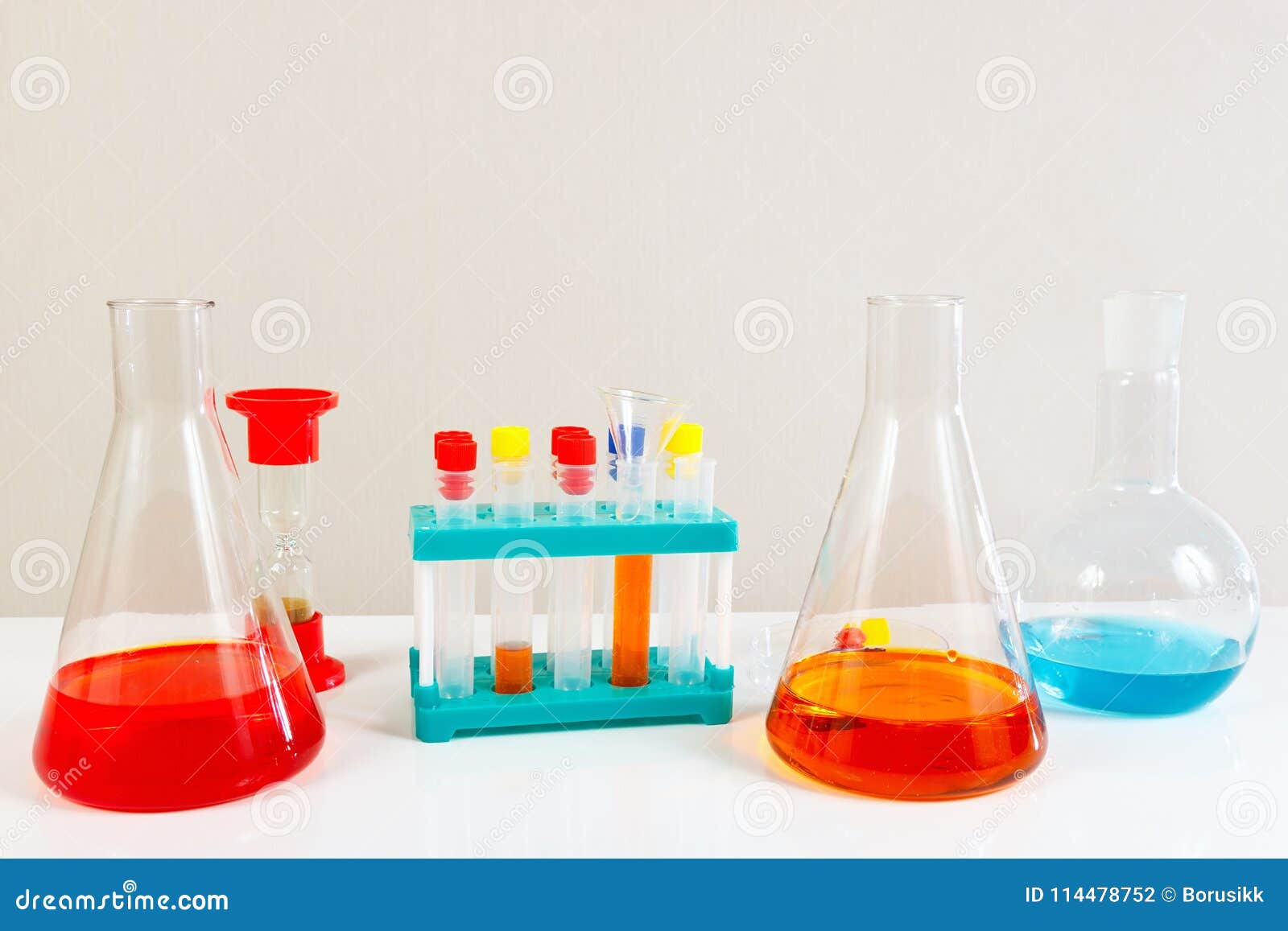 Equipment for Biochemical Analyzes on Laboratory Table Stock Photo ...