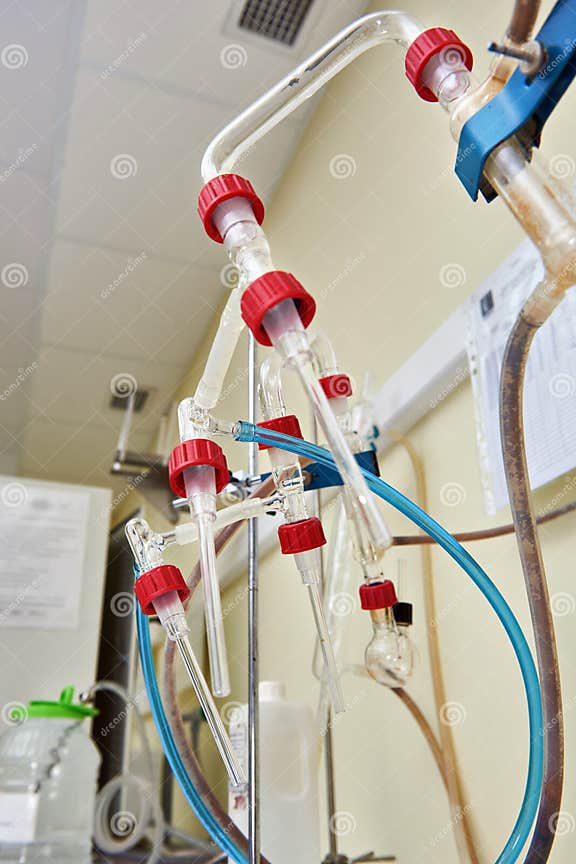 Equipment in Biochemical Laboratory Stock Photo - Image of laboratory ...