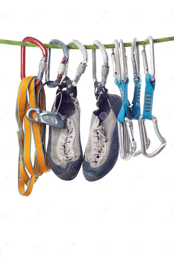Equipment for climbing stock photo. Image of extreme - 12591990