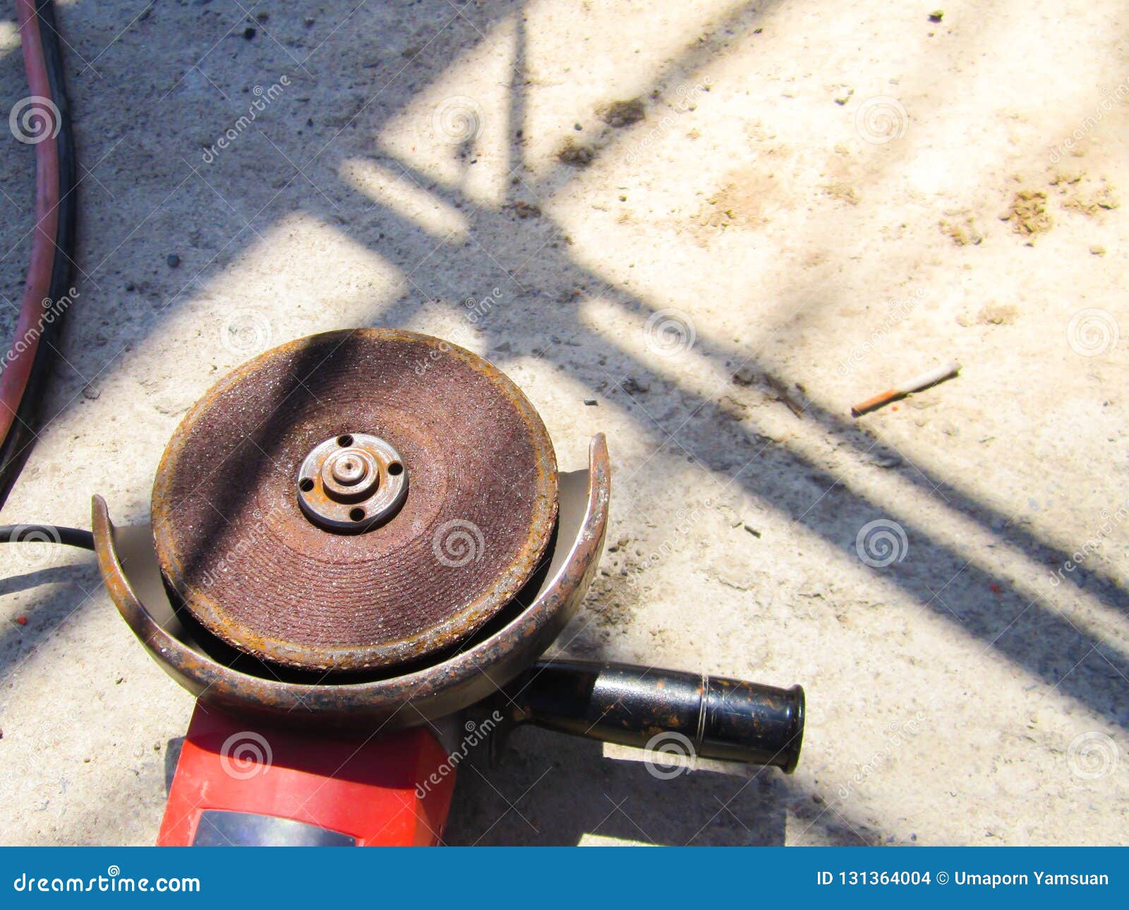 Equipment for Construction, Electric Grinding Wheels. Stock Photo ...