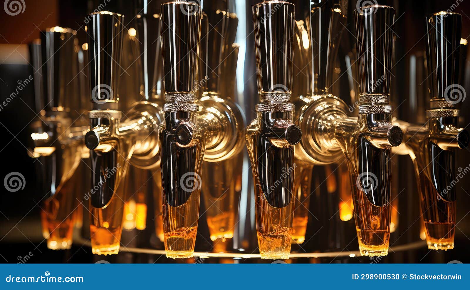 Equipment Draft Beer Drink Draft Stock Photo - Image of refreshment ...