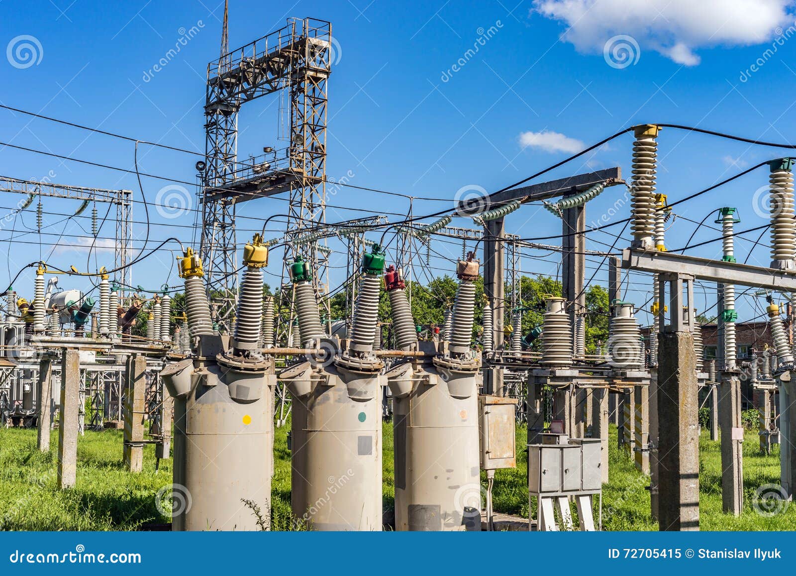 Equipment Electrical Substation Stock Image | CartoonDealer.com #72705415