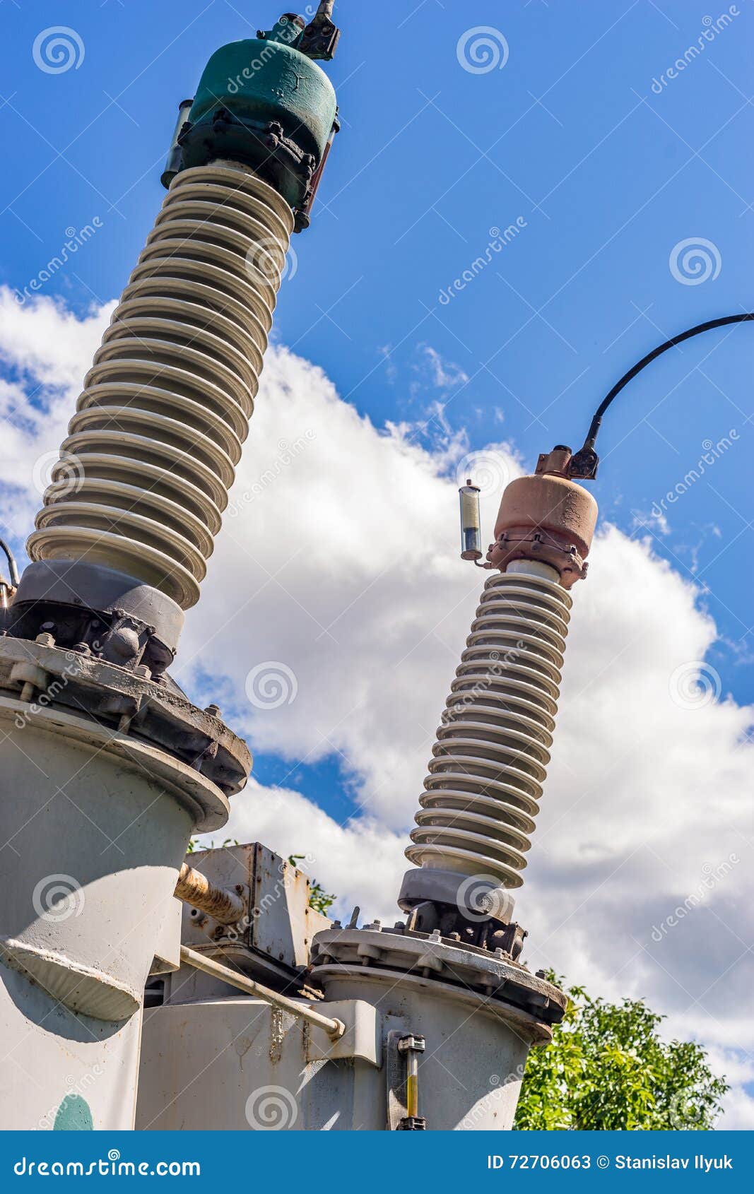 Equipment Electrical Substation Stock Image - Image of power ...