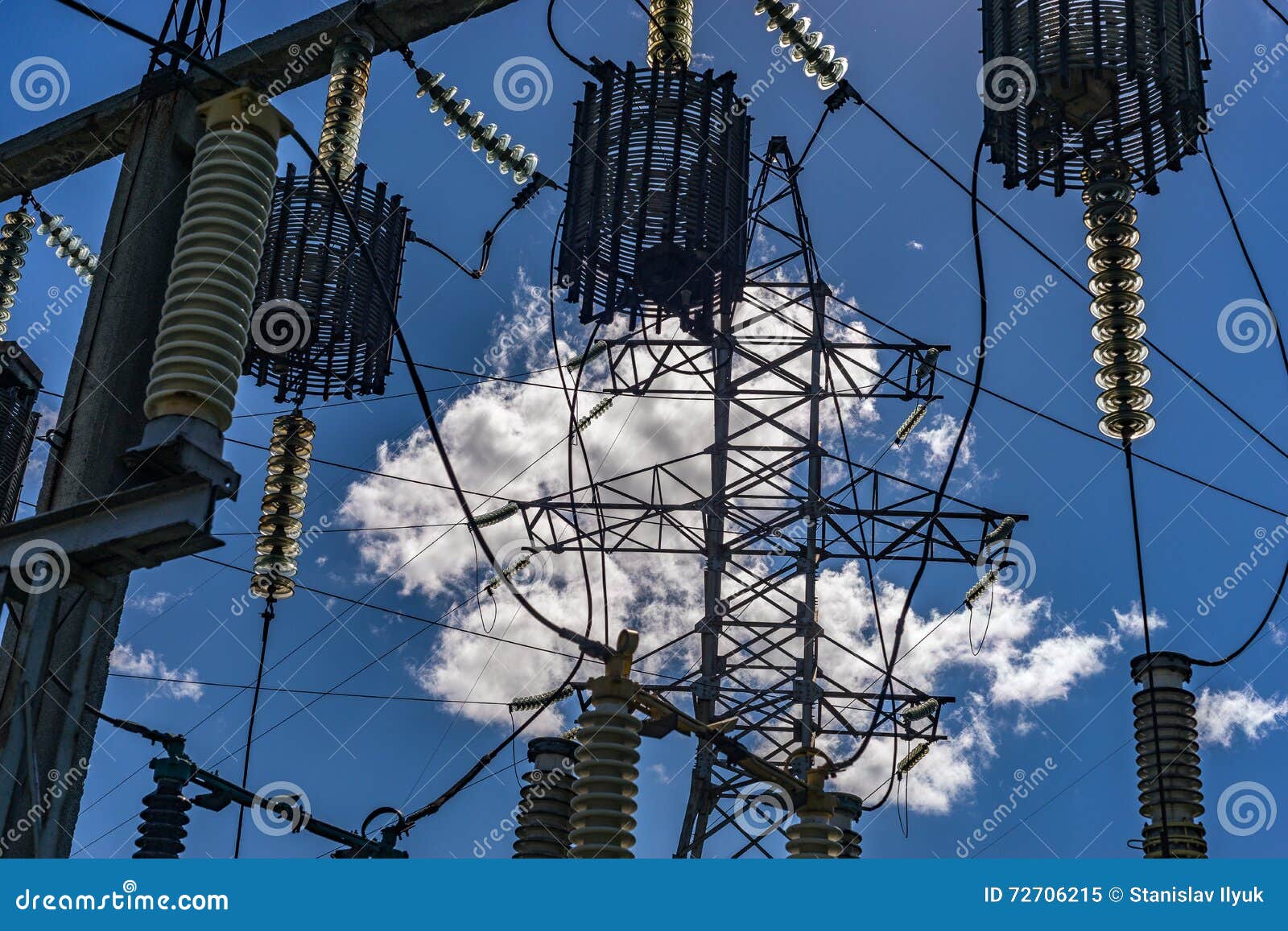 Equipment Electrical Substation Stock Image - Image of isolator ...