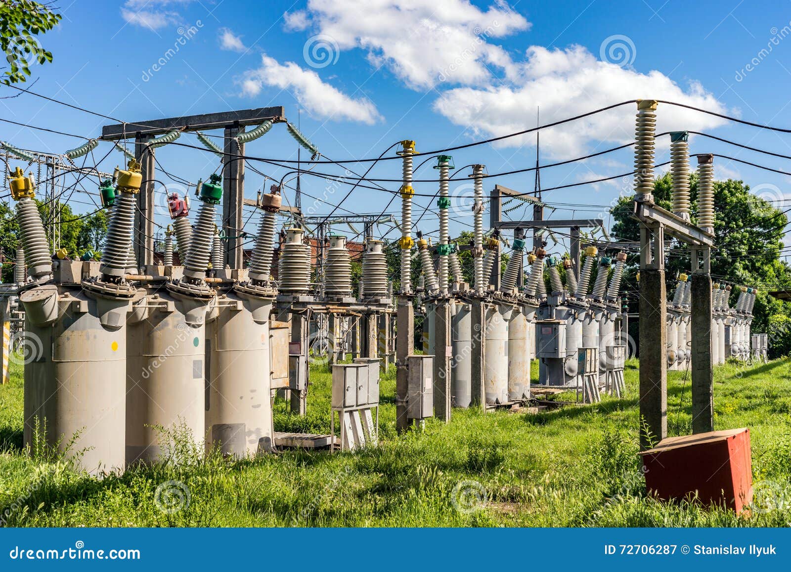 Equipment Electrical Substation Stock Image - Image of electricity ...