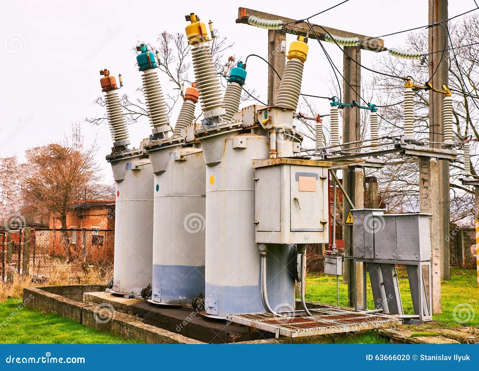 Equipment Electrical Substation Stock Image | CartoonDealer.com #72705415