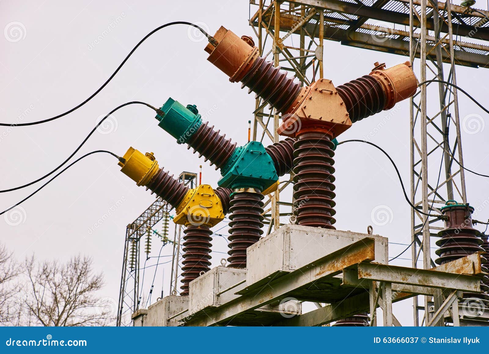 Equipment Electrical Substation Stock Image | CartoonDealer.com #72705415