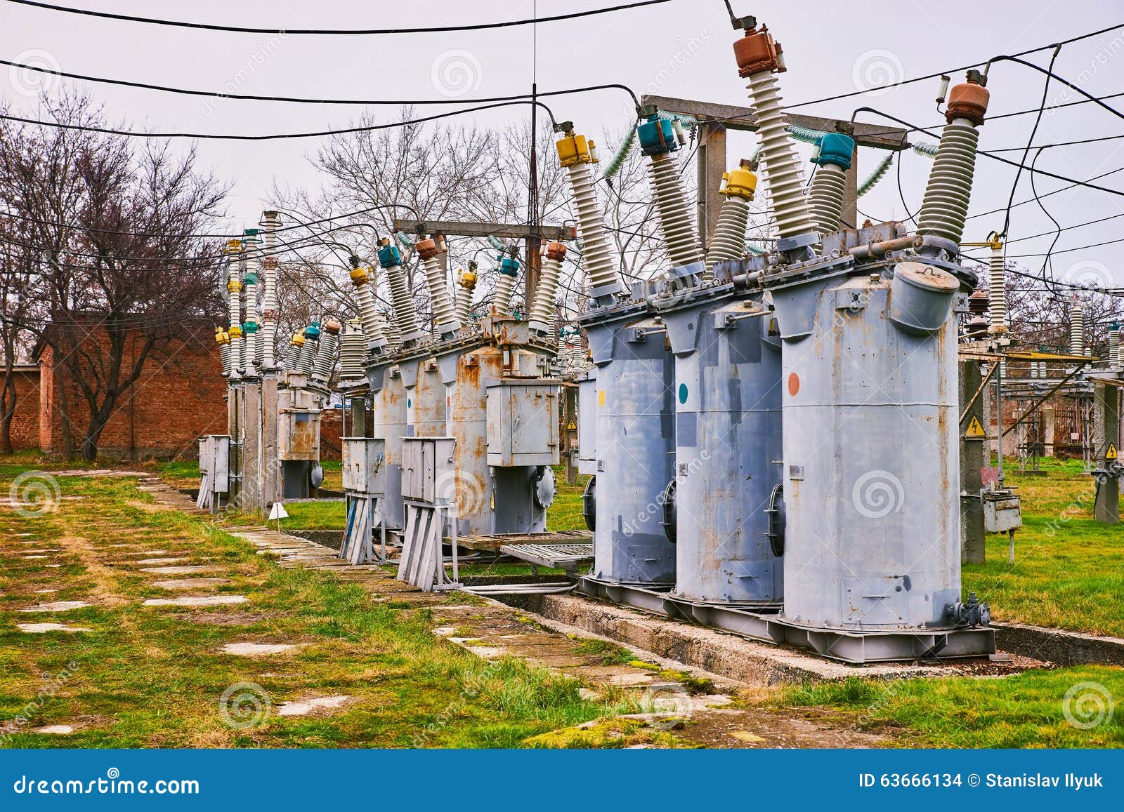 Equipment Electrical Substation Stock Photo - Image of isolator ...