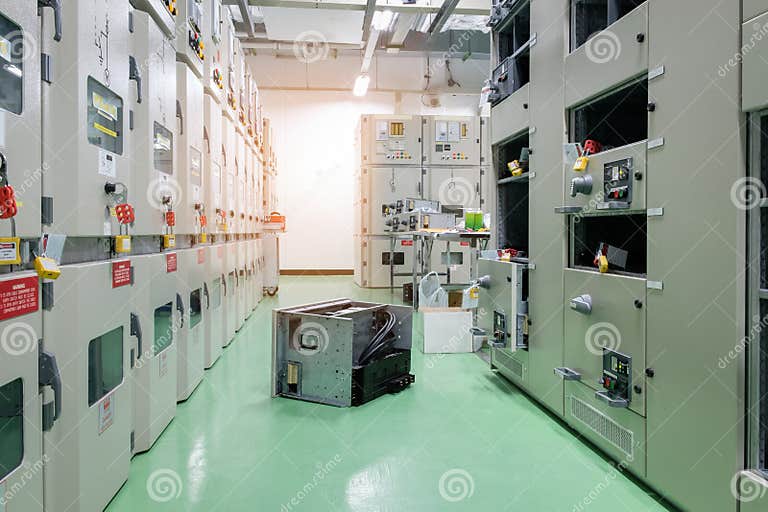 Equipment of Electrical Switchgear Panel Take Off for Maintenance ...
