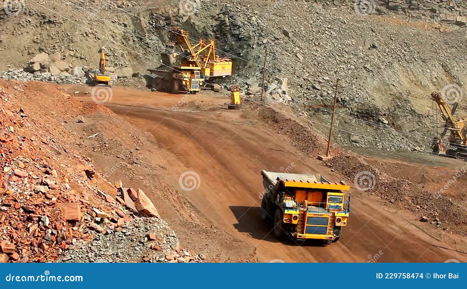 Equipment for the Extraction of Iron Ore in an Open Pit. the Smart ...
