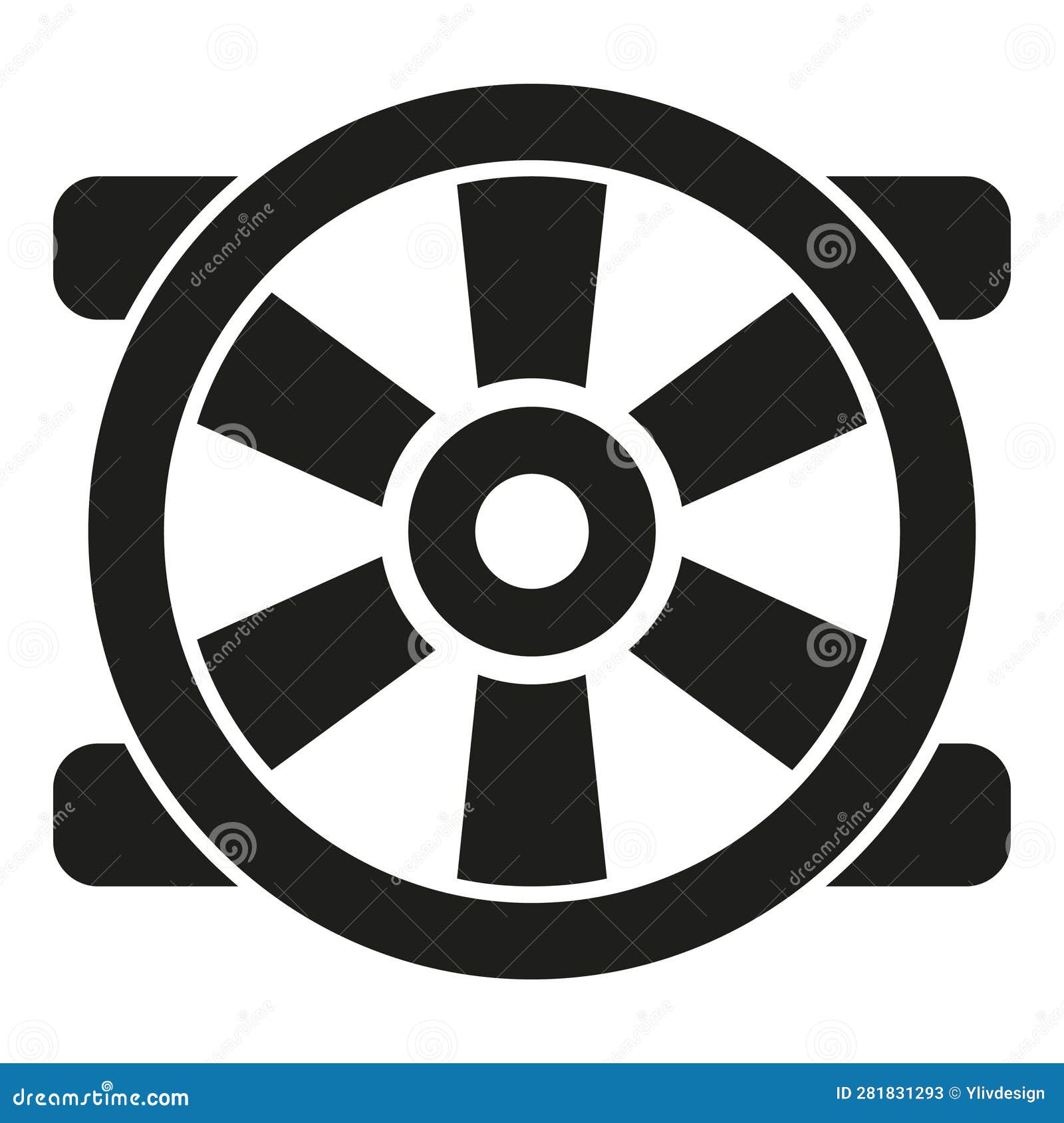 Equipment Fan Icon Simple Vector. Repair Service Stock Illustration ...