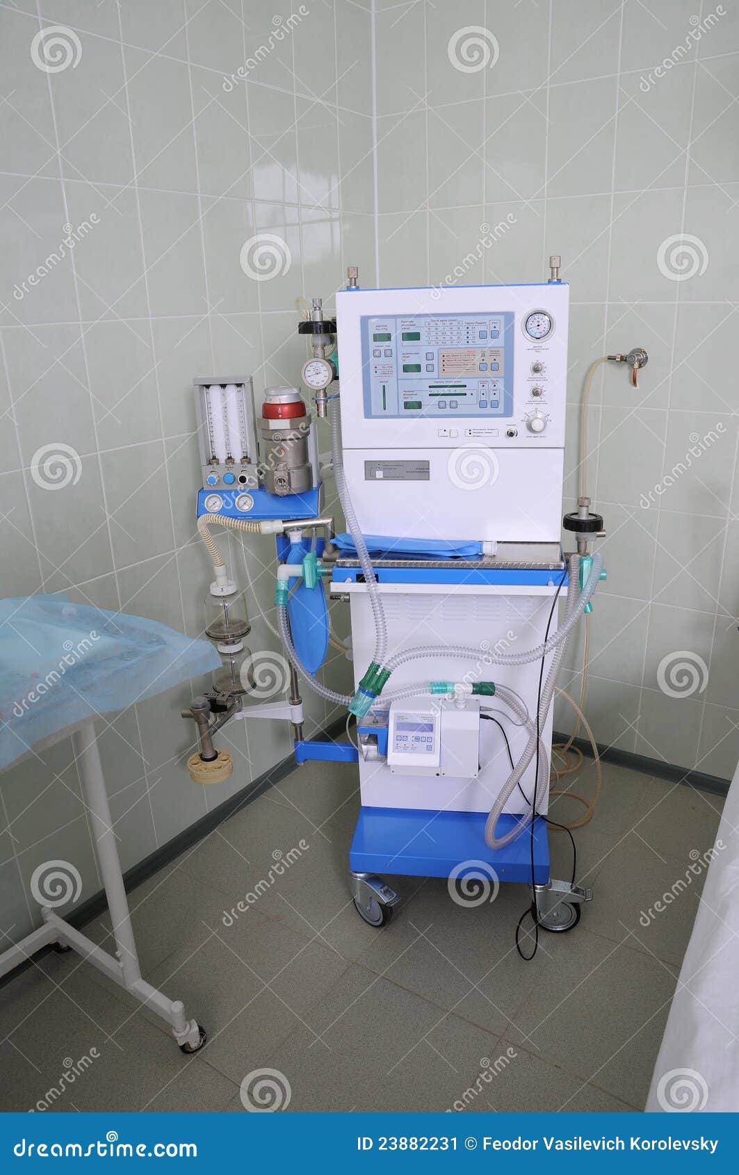 The equipment in hospital. stock image. Image of installation - 23882231