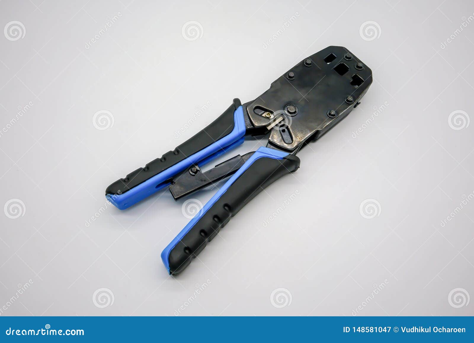 Equipment for Installing Lan Cable Stock Image - Image of isolated ...