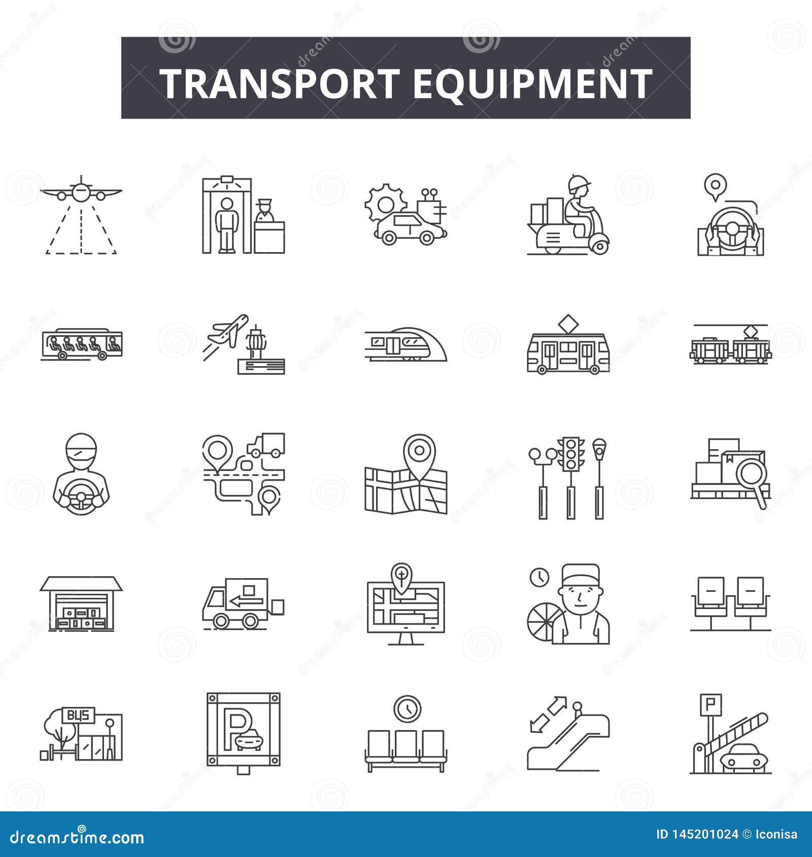 Equipment Equipment Line Icons, Signs, Vector Set, Outline Illustration ...
