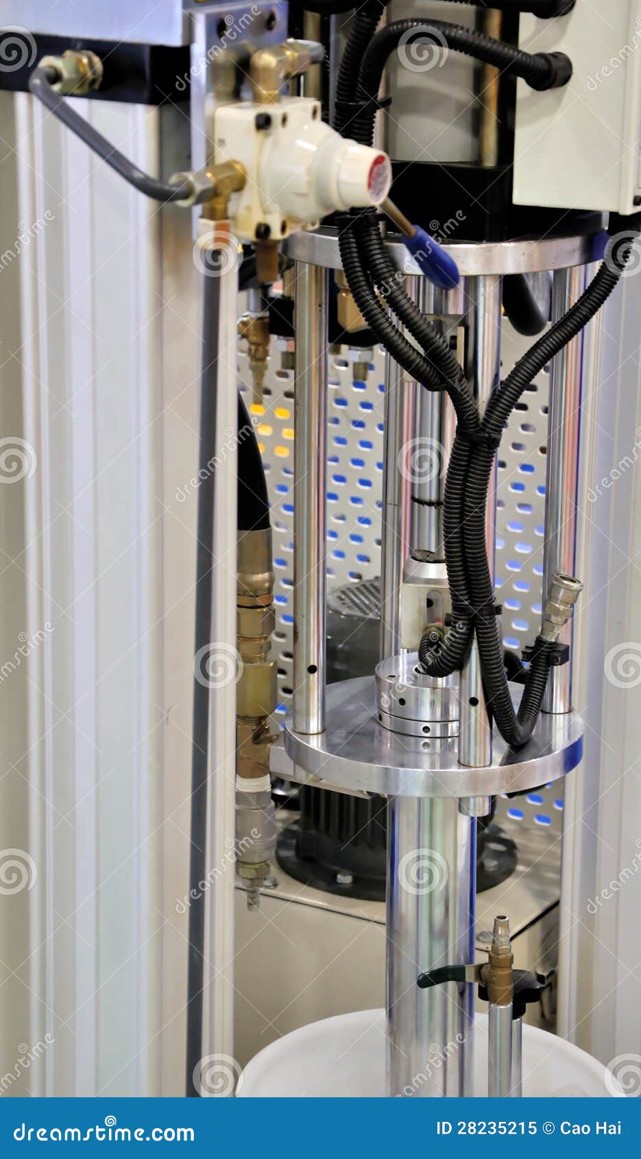 Equipment of Machanical Process Stock Image - Image of detail, pipe ...